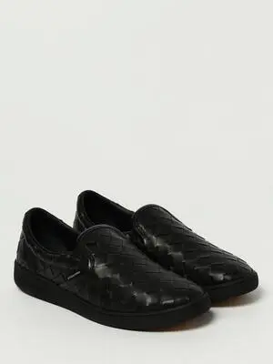 Bottega Veneta Woven Slip-on Sneakers - Black