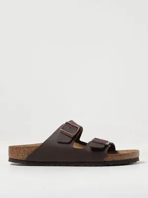 BIRKENSTOCK Arizona Double-strap Sandals In Birko-flor® With Buckles Dark