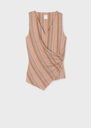 Paul Smith Wrap Vest Top - Multicolour