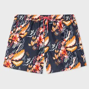 Paul Smith Printed Swim Shorts - Blue