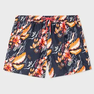 Paul Smith Printed Swim Shorts - Navy