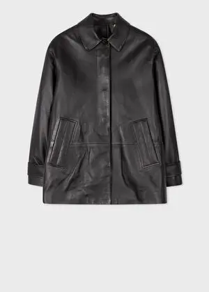 Paul Smith Leather Swing Jacket