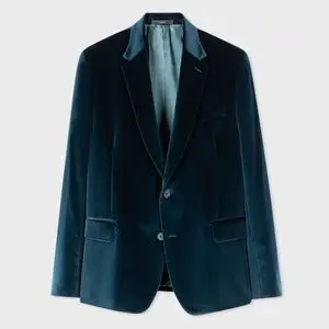 Paul Smith The Soho Tailored-fit Velvet Blazer - Blue