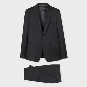 Paul Smith Tailored-fit Wool Twill Two-button Suit - Black