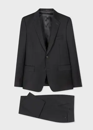 Paul Smith Tailored-fit Wool Twill Two-button Suit - Black