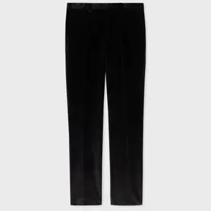 Paul Smith Slim-fit Velvet Trousers - Black