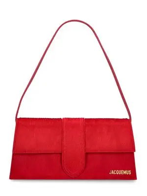 Jacquemus Le Bambino Long Ponyhair Bag - Dark Red