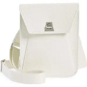 Akris Akris Mini Anouk Leather Crossbody Bag 001 White