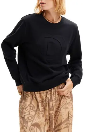 Desigual Imagotype Embossed Sweatshirt