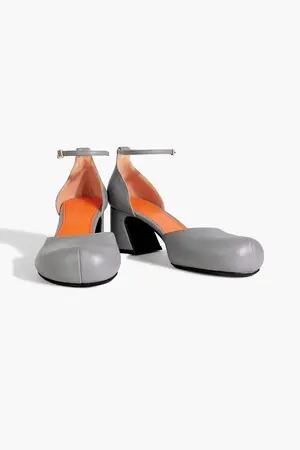 Marni Leather Pumps - Gray