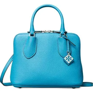 Tory Burch Mini Leather Swing Crossbody Bag - Cerulean