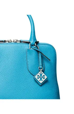 Tory Burch Mini Leather Swing Crossbody Bag - Cerulean