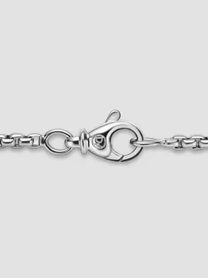 David Yurman Box Chain Necklace In Platinum