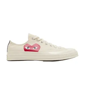 CONVERSE Comme Des Garçons Play X Chuck 70 Low - Cream