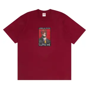 Supreme American Psycho Tee 'cardinal - Red
