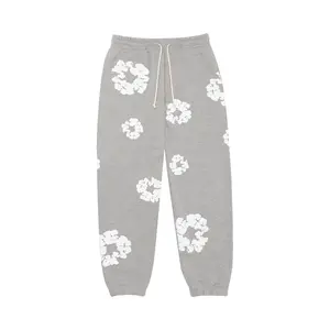 DENIM TEARS Cotton Wreath Sweatpants - Grey