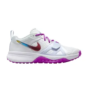 Nike Air Zoom Diamond Elite Turf Sneakers - White