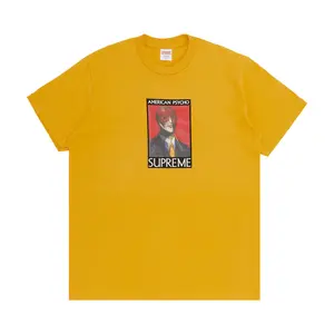 Supreme American Psycho Tee 'mustard - Yellow