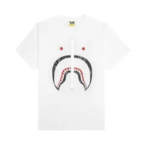 A BATHING APE Speed Racer Shark Tee - White