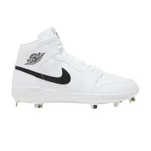 JORDAN 1 Retro Metal Cleats - White