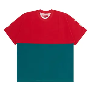 Supreme Split Short-sleeve Top - Red