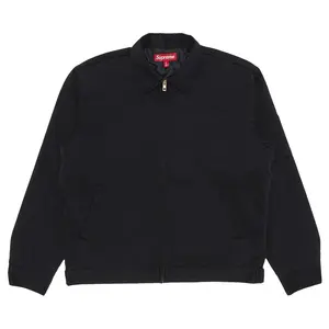 Supreme H.r. Giger Embroidered Work Jacket - Black