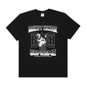 Supreme X Bounty Hunter Wolf Tee - Black