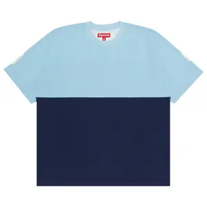Supreme Split Short-sleeve Top - Blue