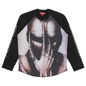 Supreme H.r. Giger Raglan Long-sleeve Top - Black