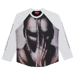 Supreme H.r. Giger Raglan Long-sleeve Top - White
