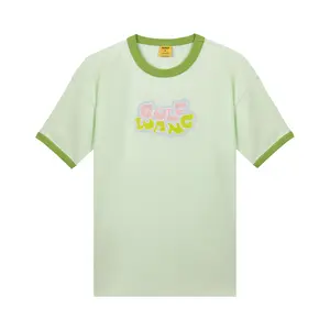 GOLF WANG Harmony Logo Ringer Tee 'light - Green