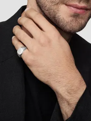David Yurman Streamline Pinky Ring In Sterling 13mm