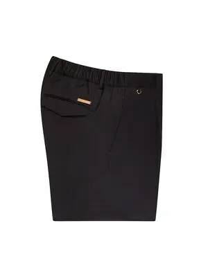 Stefano Ricci Men's Bermuda Shorts - Black  - Black