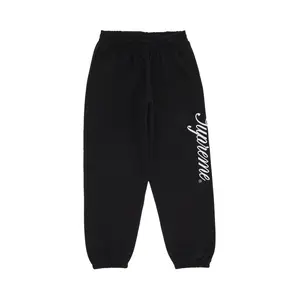 Supreme Raised Script Sweatpants - Black