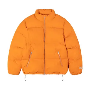 StÜssy Down Puffer Jacket - Orange