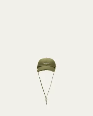 Jacquemus La Casquette Artichaut Baseball Cap Khaki