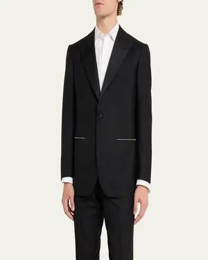 Cesare Attolini 150s Wool Grosgrain Tuxedo
