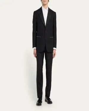 Cesare Attolini 150s Wool Grosgrain Tuxedo