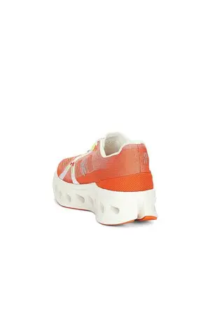 On Cloudeclipse Sneaker In Orange - Flame & Ivory