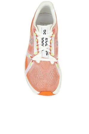 On Cloudeclipse Sneaker In Orange - Flame & Ivory