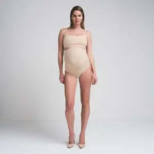 SKIMS Fits Everybody Maternity Banded High Waisted Brief - Sand
