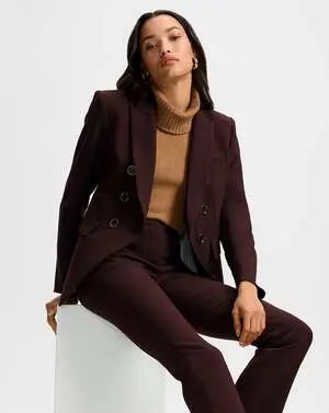 Veronica Beard Miller Dickey Jacket Dark Currant