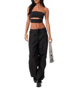 EDIKTED Darcey Cut-out Tube Top - Black