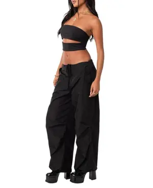 EDIKTED Darcey Cut-out Tube Top - Black