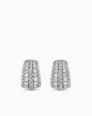 David Yurman White Gold Earrings