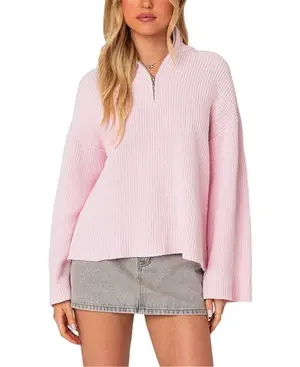 Edikted Zip Up Sweaters For Women