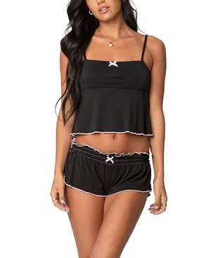 EDIKTED Alice Tank Top - Black