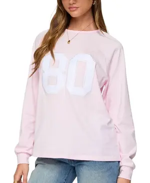 EDIKTED 80 Oversized Tee - Light-pink