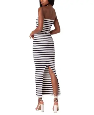 EDIKTED Knit Slitted Maxi Dress - Mix