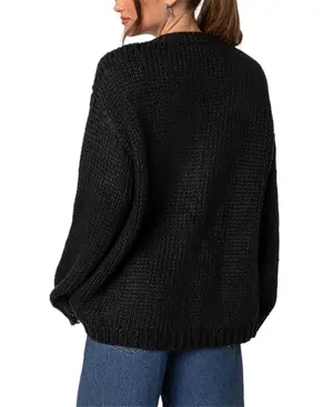 EDIKTED Anina Oversized Knit Cardigan